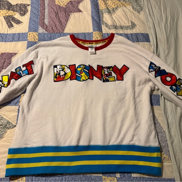 Disney | Sweaters | Walt Disney World Mickey Friends Crewneck Sweater ...